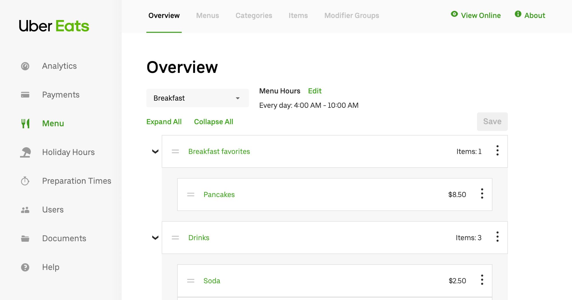 Introducing Menu Maker: Uber Eats' New Menu Management Tool | Uber Blog
