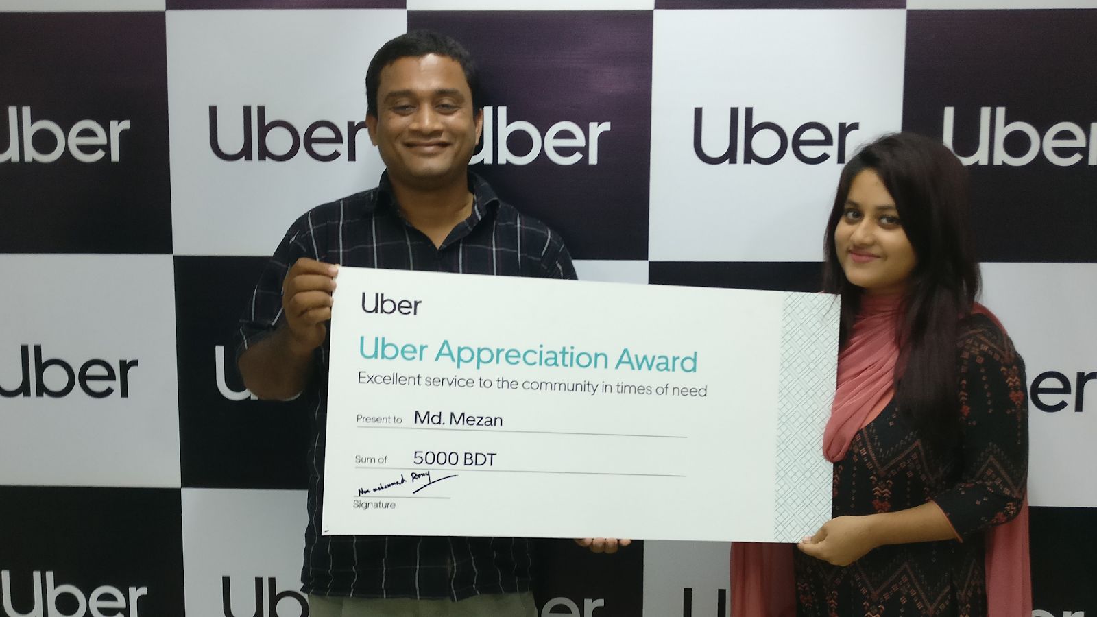The Exceptional Service of Md. Mezan | Uber Blog
