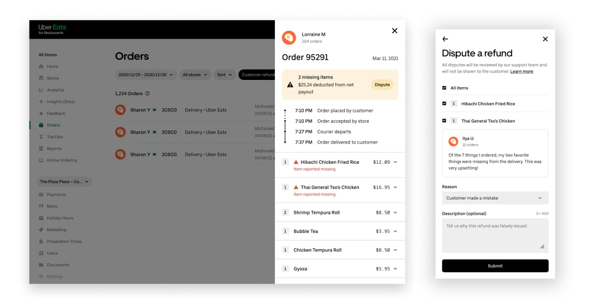 How to dispute an order error adjustment | Uber Blog