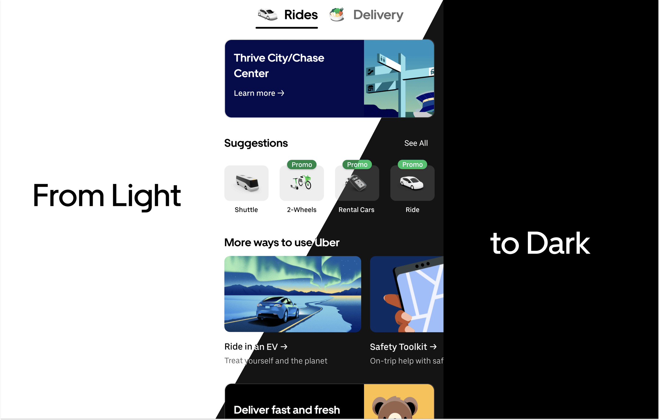 From Light to Dark: The Story Behind Dark Mode on the Android Uber App ...
