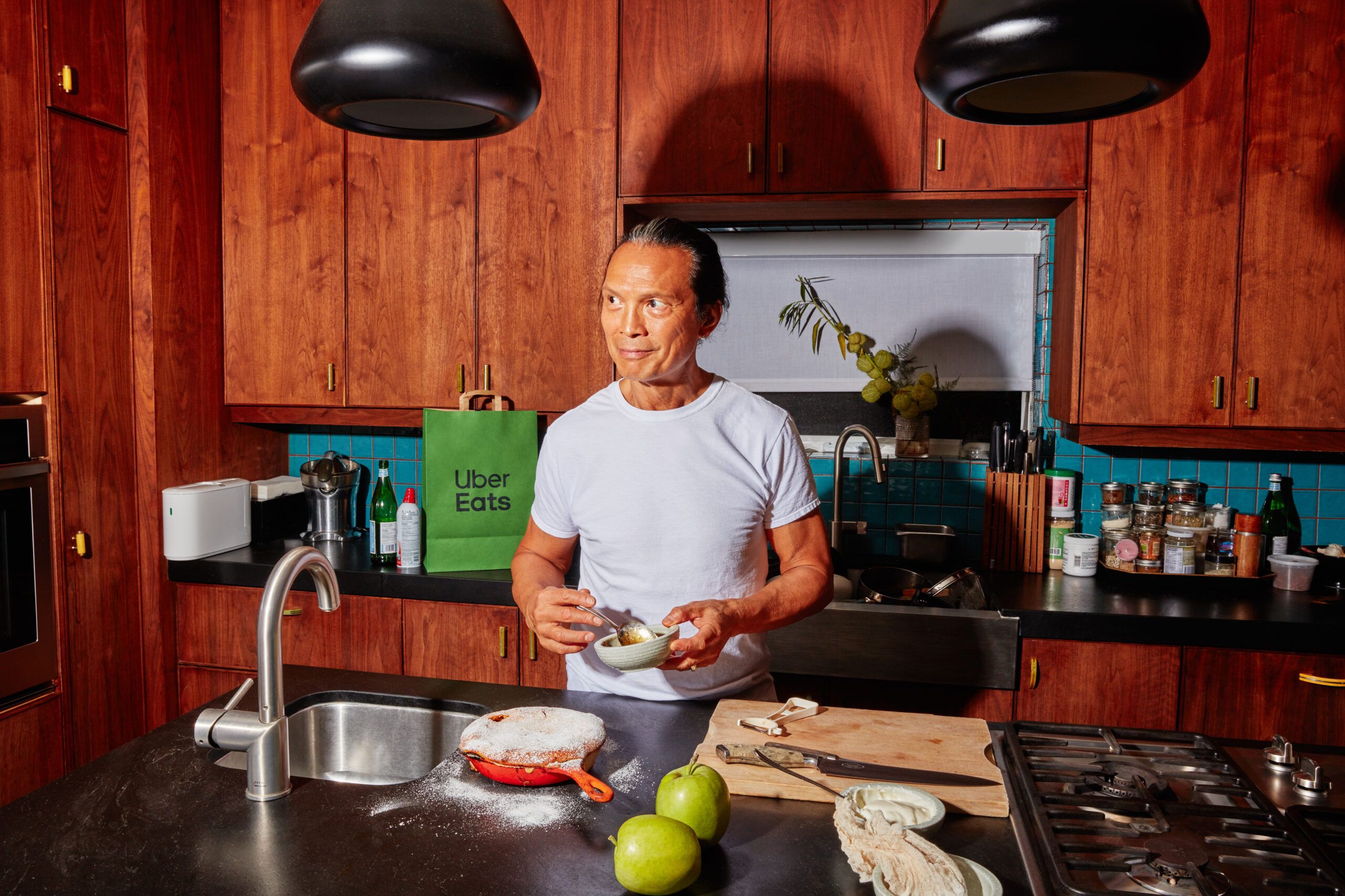 Chef Susur Lee’s Almond Crusted Baked Apple Pie | Uber Blog