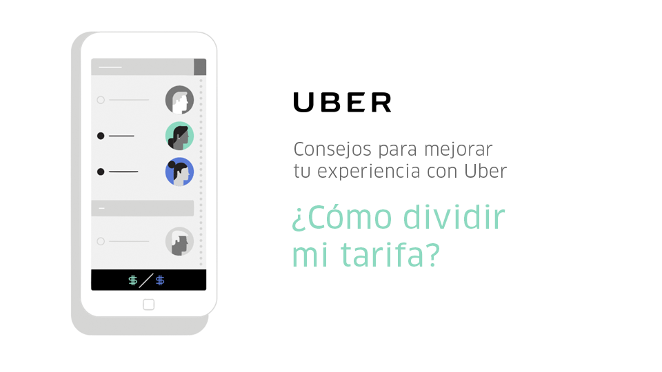 ¿Cómo divido mi tarifa? | Uber Blog