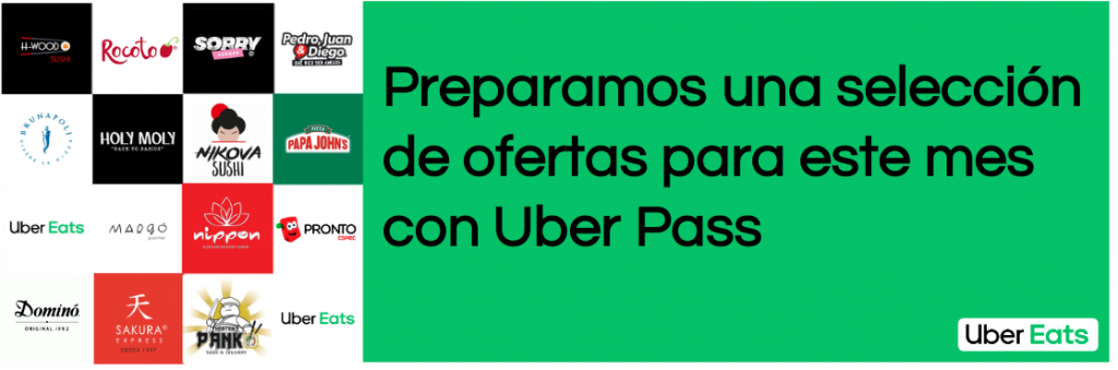 Descuentos de octubre 2021 en Uber Eats con Uber Pass | Uber Blog